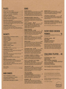 Menu – Sweet Diner